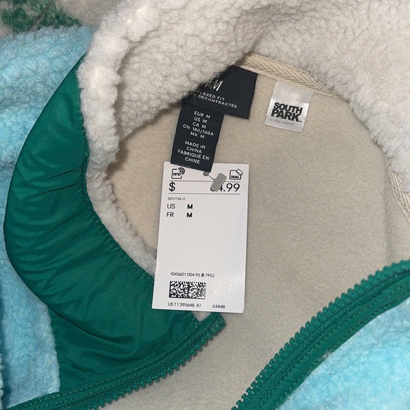 H&M | Jackets & Coats | Hm South Park Fleece Jacket Bnwt | Poshmark